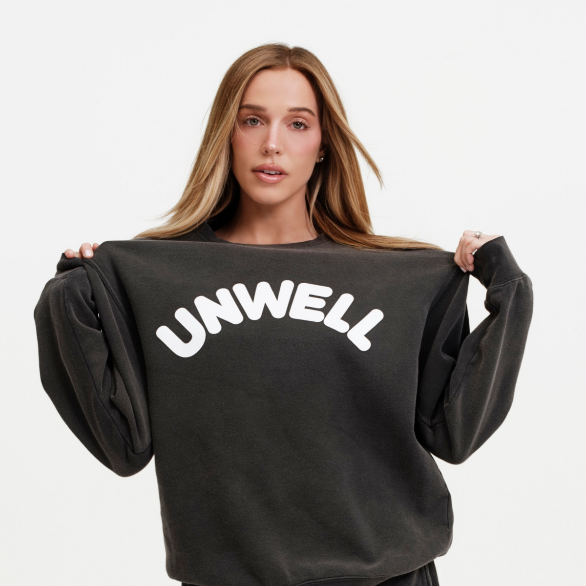 UNWELL CREWNECK (VINTAGE BLACK) – Unwell Shop | Call Her Daddy and More