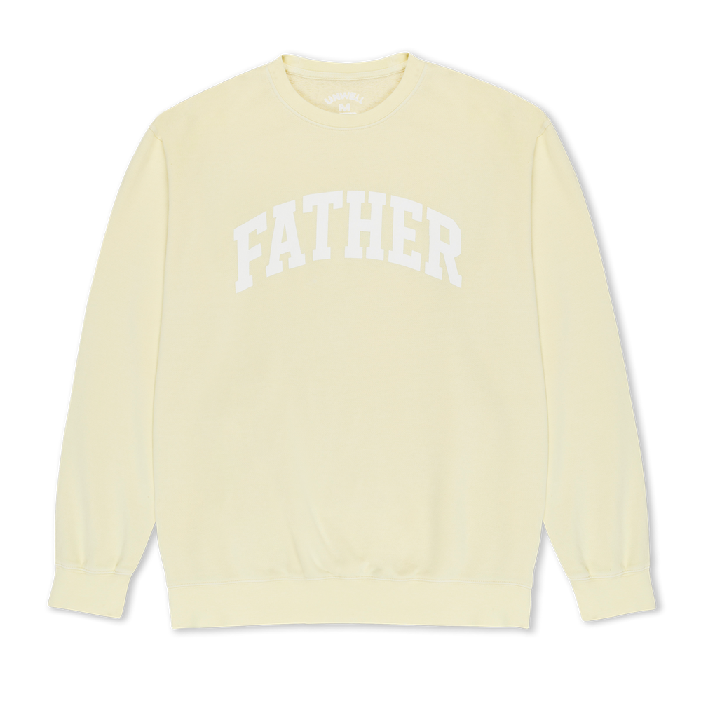 FATHER CREWNECK (SUMMER YELLOW) – Unwell Shop | Call Her Daddy and More
