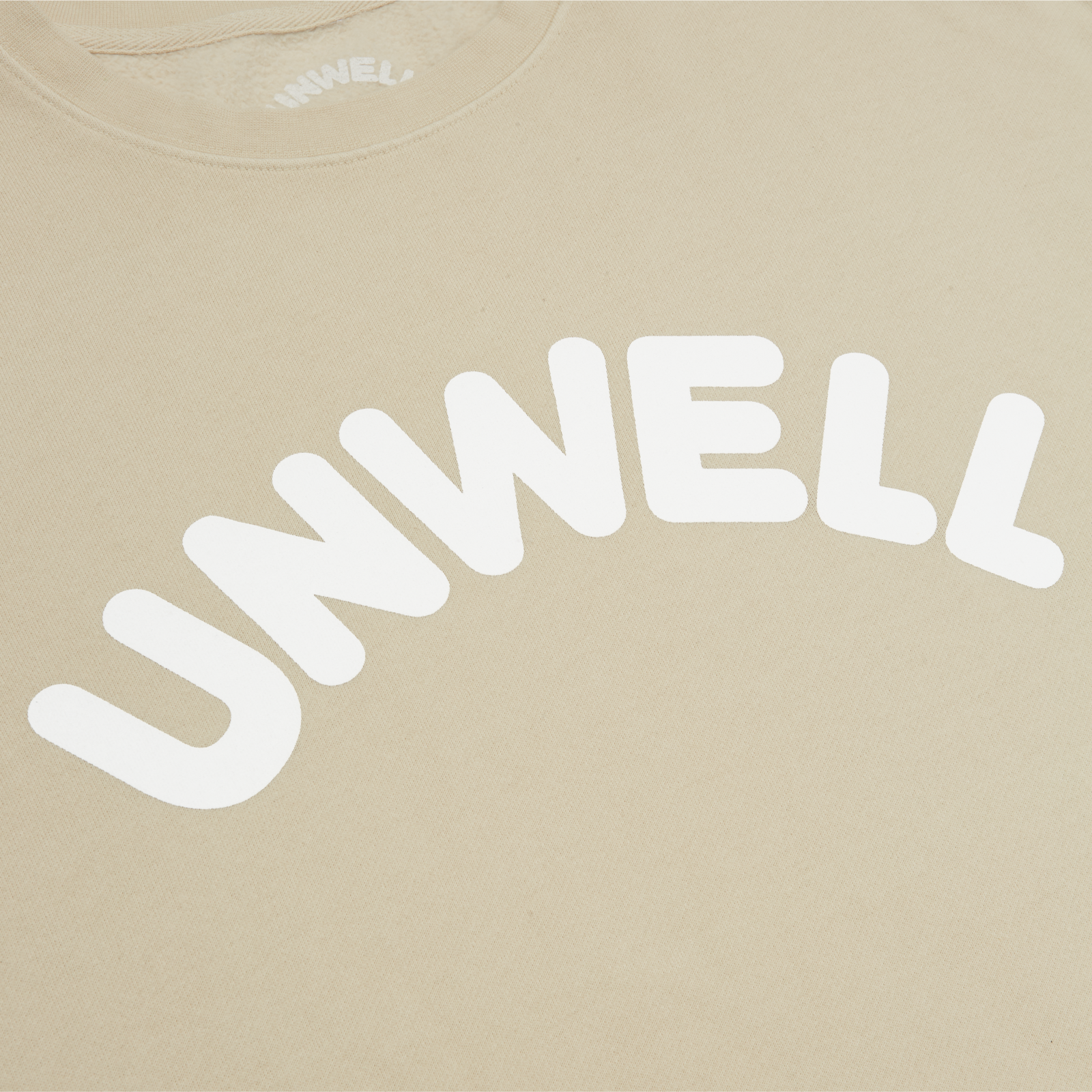 UNWELL CREWNECK (LIGHT TAN) – Unwell Shop | Call Her Daddy and More